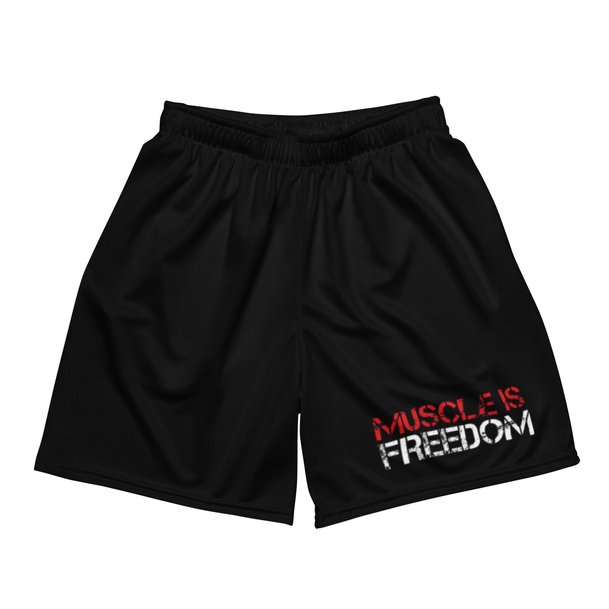 MUSCLE IS FREEDOM™ MESH SHORTS – FREE RANGE MUSCLE