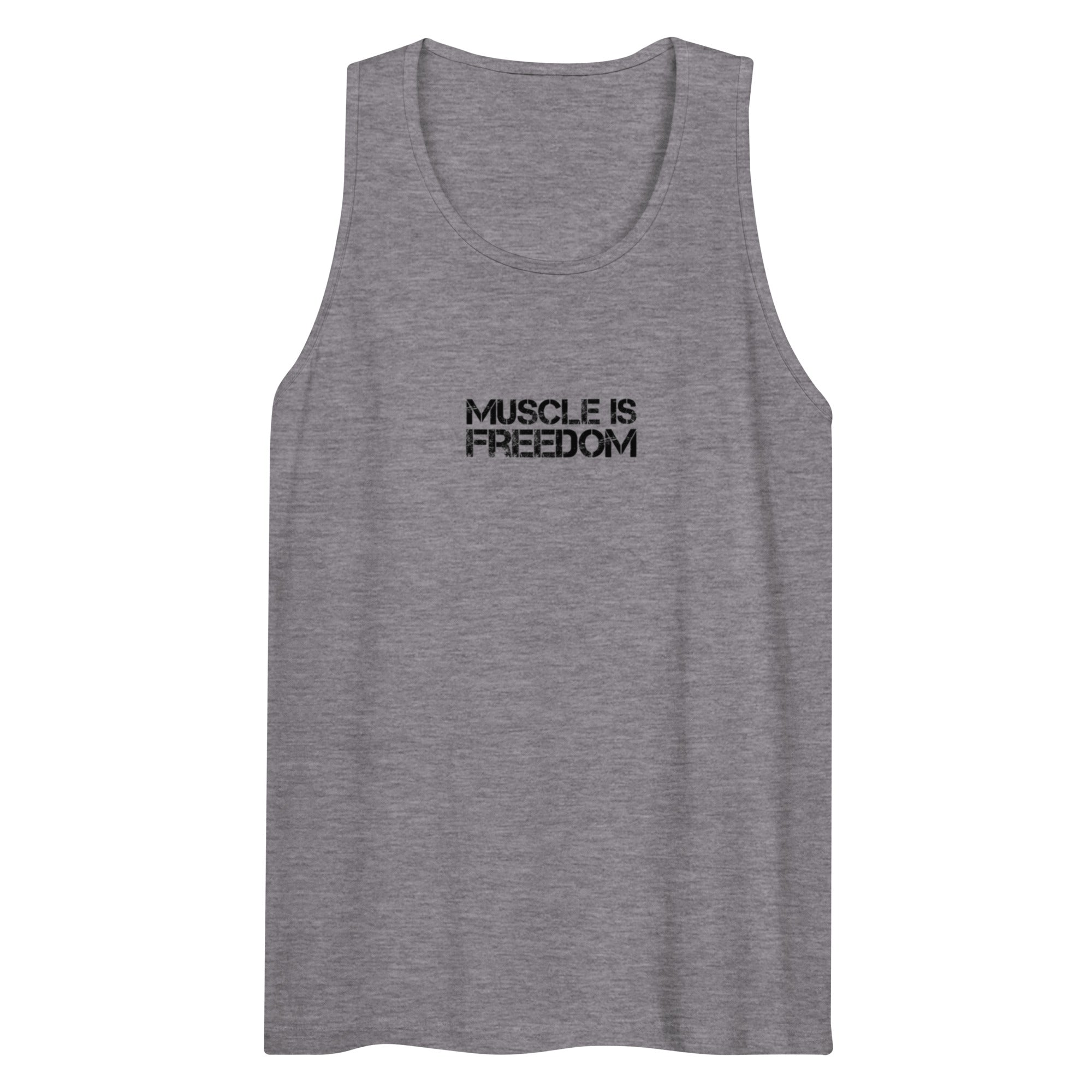 MUSCLE IS FREEDOM BLACKOUT TANK – FREE RANGE MUSCLE